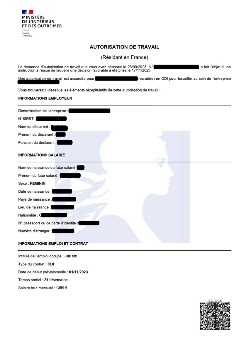 Renouvellement autorisation de travail : est-ce obligatoire